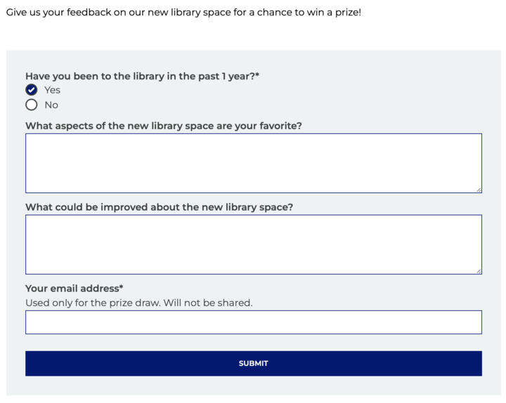Seven examples of how libraries use Mugo Library's Custom Forms to ...